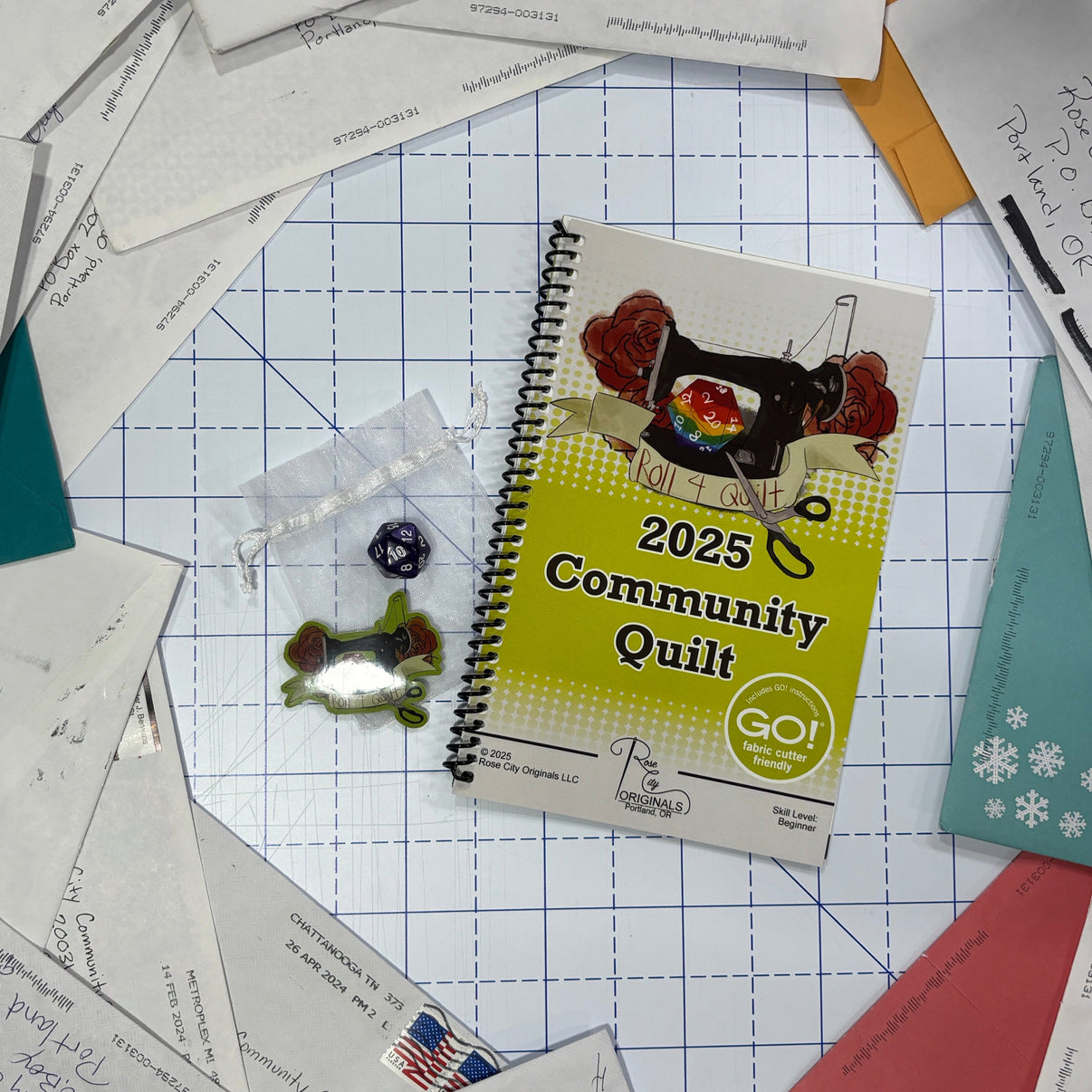 2025 Community Quilt Pattern Booklet - Coil Bound – RoseCityOriginals