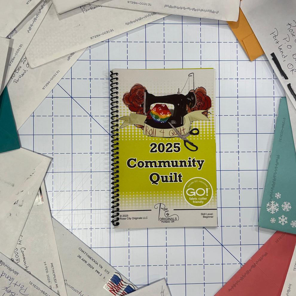 2025 Community Quilt Pattern Booklet - Coil Bound – RoseCityOriginals
